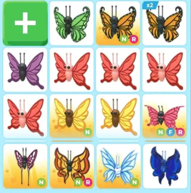 Butterfly Bundle AdoptMe - Adopt Me Game Item - Gameflip