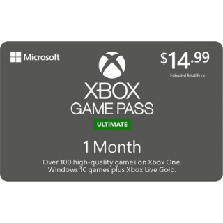 Xbox Game Pass Ultimate 1 Month ONE CODE GLOBAL INSTANT - Xbox Live ...