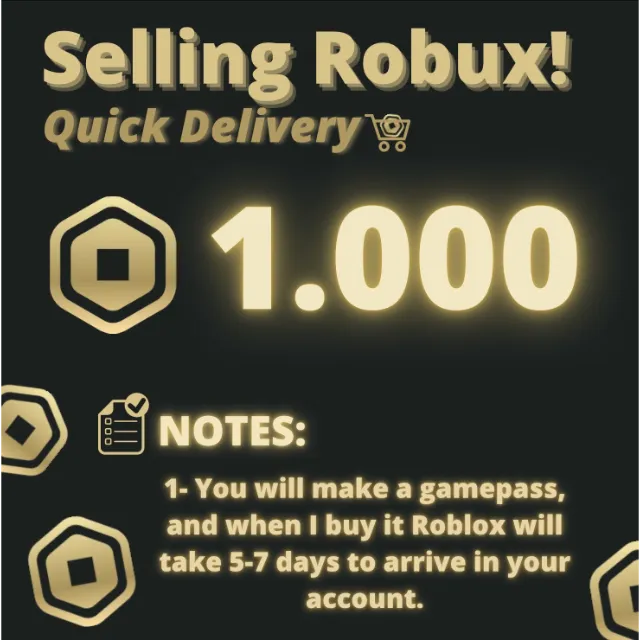 1000 robux - Other - Gameflip