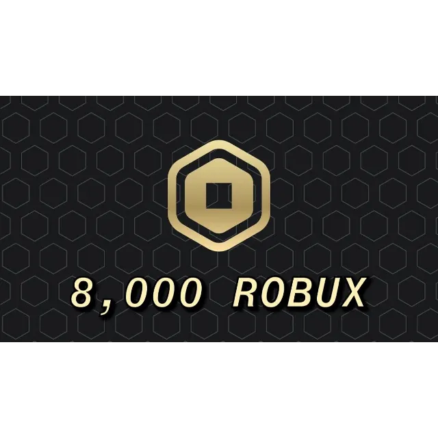 8000 robux + tax - Roblox Game Items - Gameflip