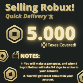Robux | 5 000x - Game Items - Gameflip