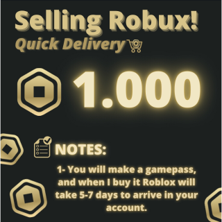 1000 robux - Other - Gameflip