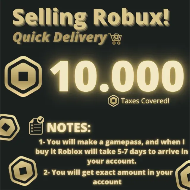 10000 robux | 14286 robux - Other - Gameflip