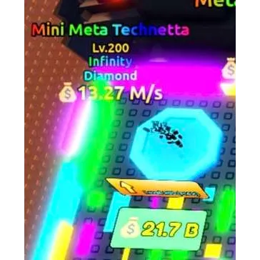 Mini Meta Technetta Diamond - Escape Tsunami For Brainrots Game Item ...