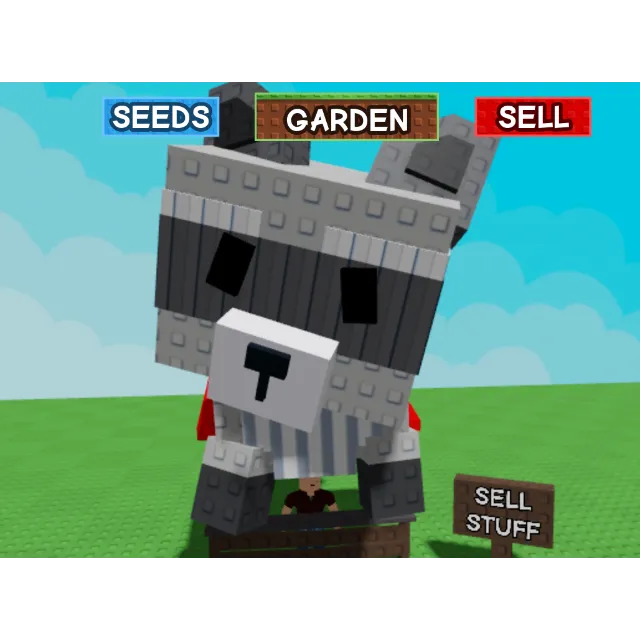 Mega raccoon grow a garden - Other Game Item - Gameflip