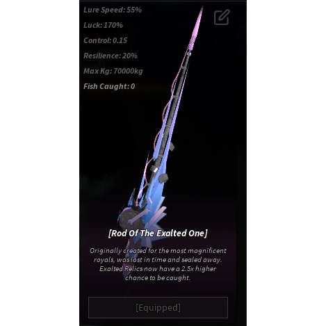 ROD OF THE EXALTED ONE - FISCH - Other Game Items - Gameflip