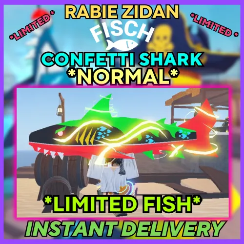 Confetti Shark - FISCH - Other Game Items - Gameflip