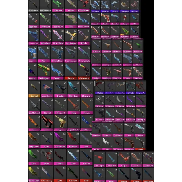 mm2 inventory - Murder Mystery 2 Game Item - Gameflip