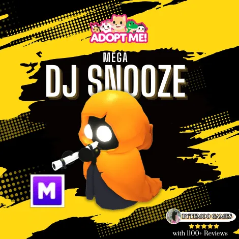 Mega DJ Snooze 1x Pet Adopt me - Roblox Game Item - Gameflip