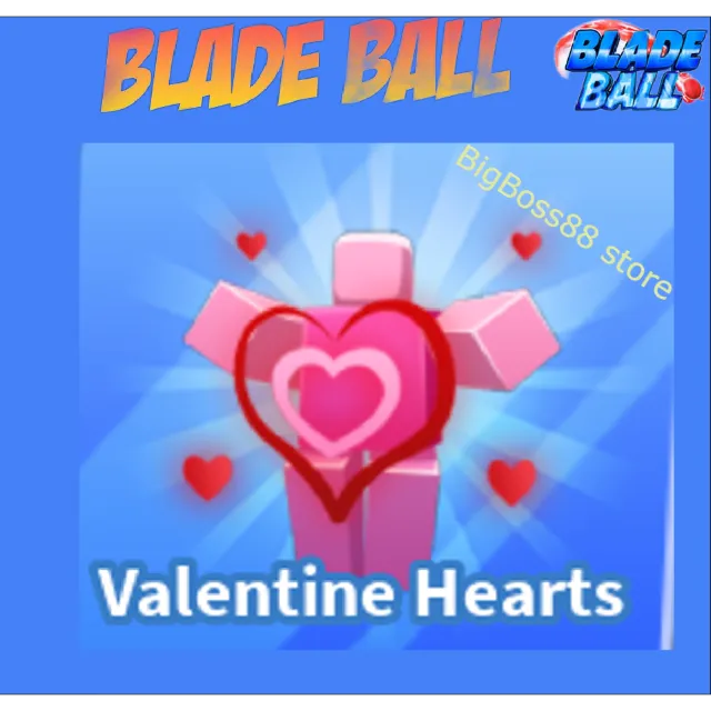 Valentine Hearts Emote - Blade Ball - Blade Ball Game Item - Gameflip