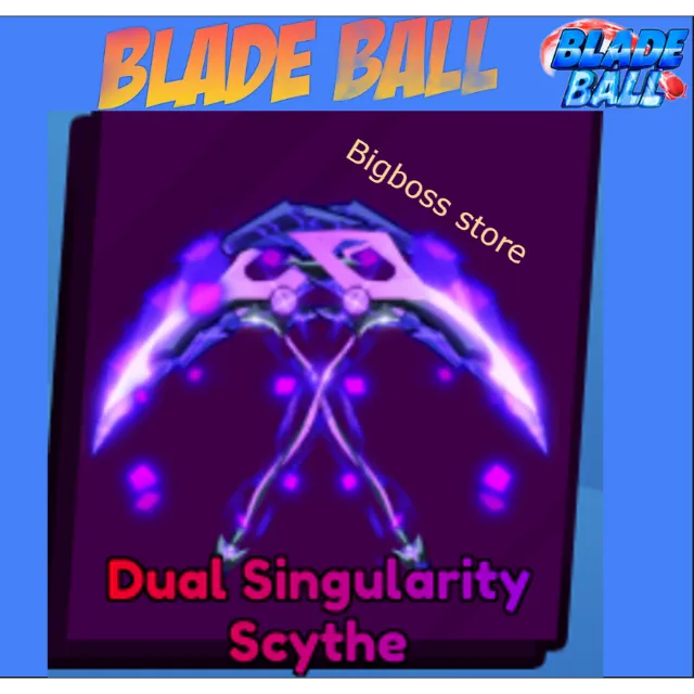Dual Singularity Scythe - Blade Ball - Blade Ball Game Items - Gameflip
