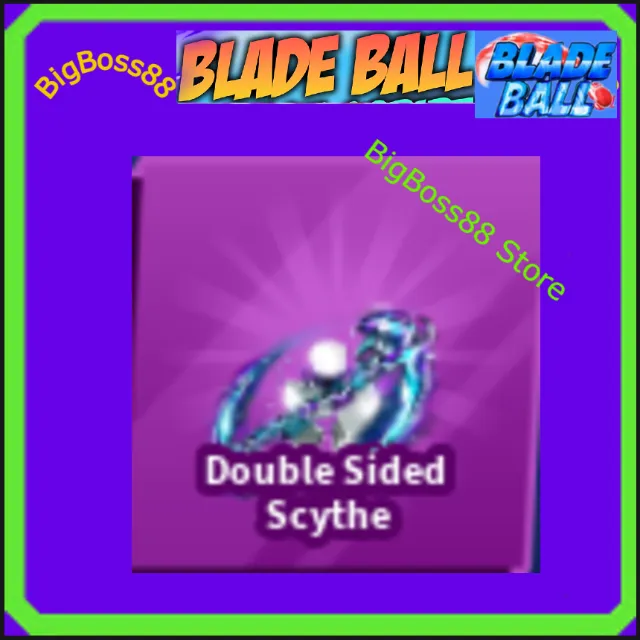 Double Sided Scythe Emote - Blade Ball - Blade Ball Game Item - Gameflip