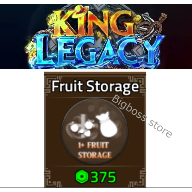X2 Fruit Storage - King Legacy - Other Game Item - Gameflip