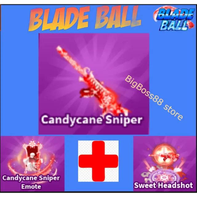 Candycane Sniper Full set - Blade Ball - Blade Ball Game Item - Gameflip