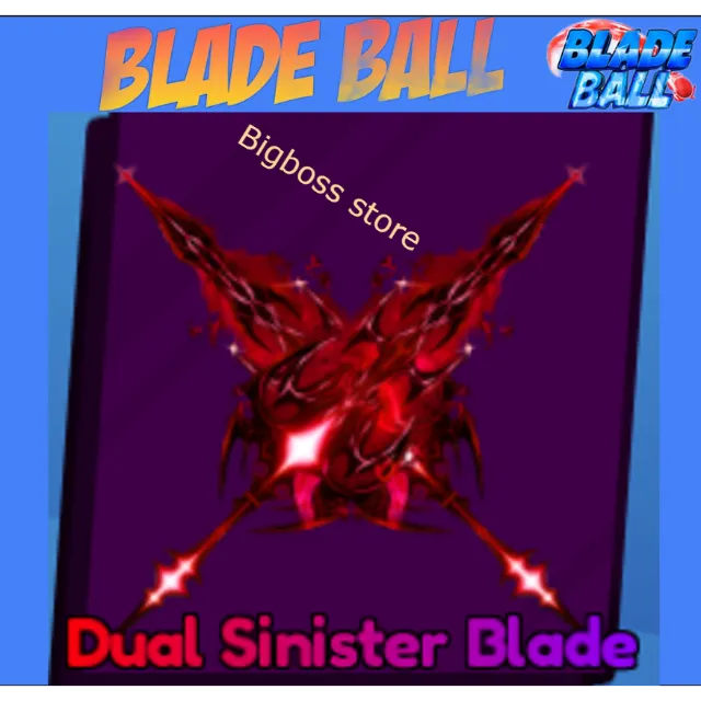 Dual Sinister Blade - Blade Ball - Blade Ball Game Item - Gameflip