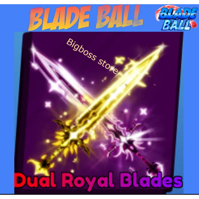 Dual Royal Blades - Blade Ball - Blade Ball Game Item - Gameflip