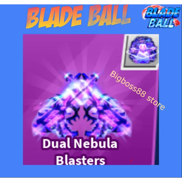 Dual Nebula Blasters Finisher - Blade Ball - Blade Ball Game Item ...