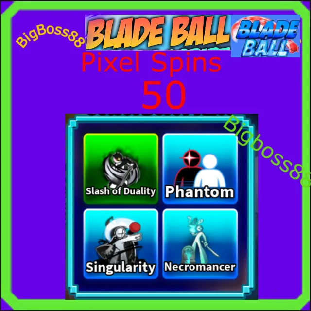 Pixel Spins - Blade Ball - Blade Ball Game Item - Gameflip