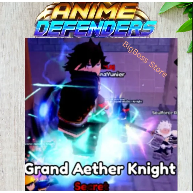 Grand Aether Knight - Anime Defender - Anime Defenders Game Items ...
