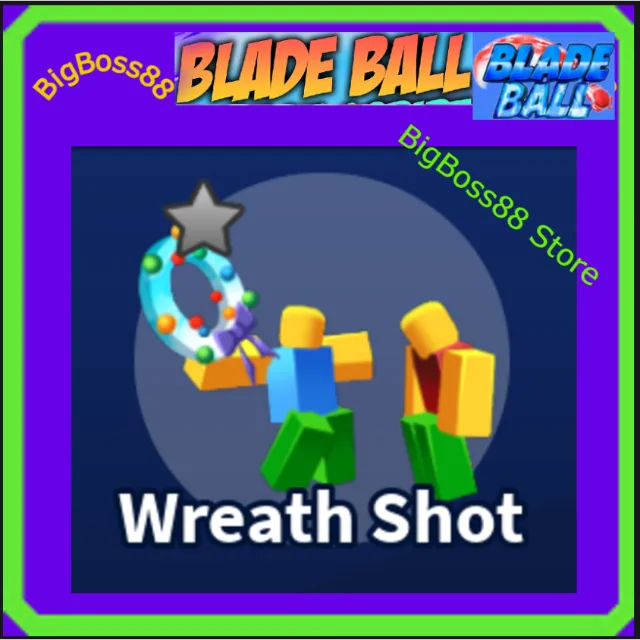Wreath Shot Emote - Blade Ball - Blade Ball Game Item - Gameflip