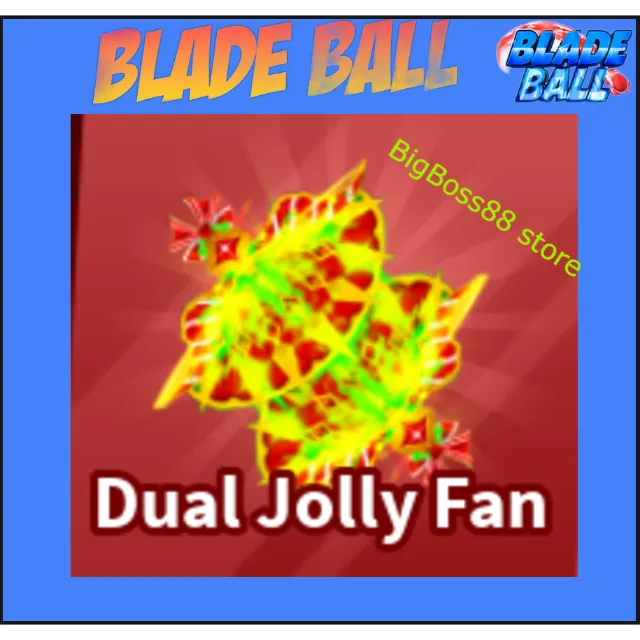 Dual Jolly Fan - Blade Ball - Blade Ball Game Item - Gameflip