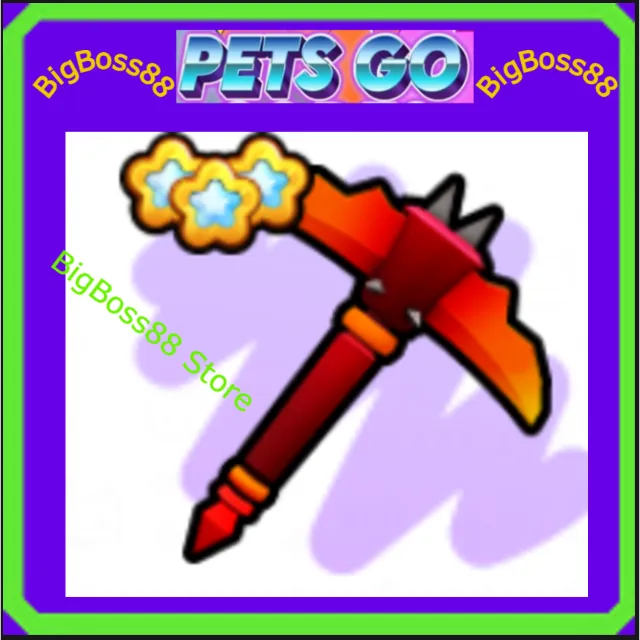 Molten Pickaxe - Pets go - Pets GO Game Item - Gameflip