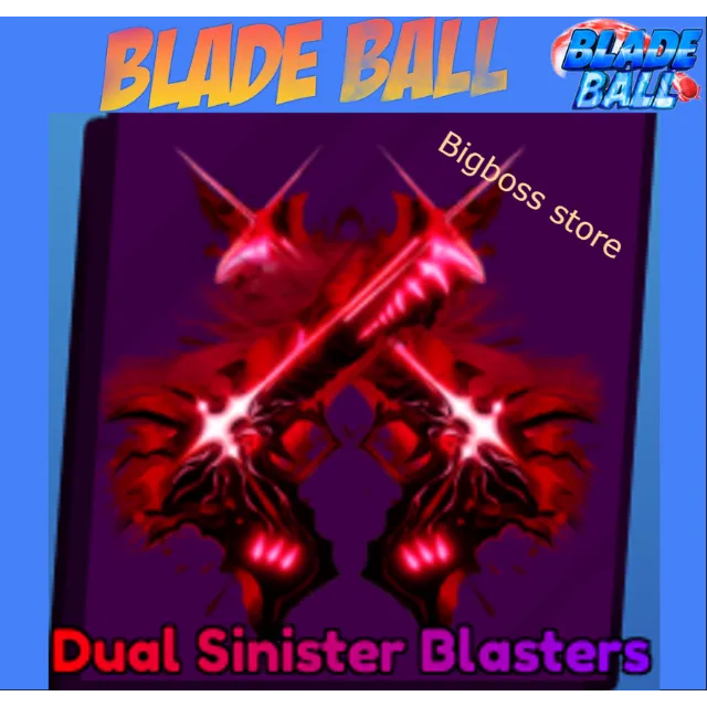Dual Sinister Blasters - Blade Ball - Blade Ball Game Item - Gameflip
