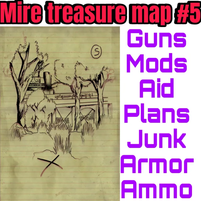 1000 mire maps #5 - Fallout 76 Game Item - Gameflip
