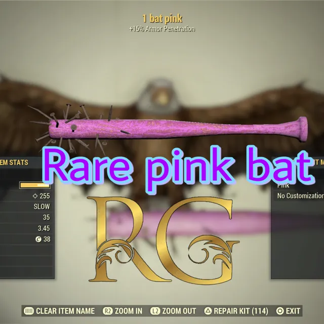 pink bat - Fallout 76 Game Item - Gameflip