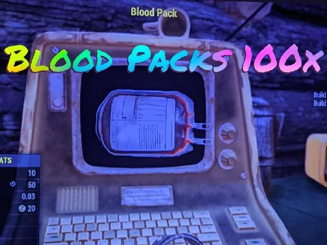Blood Packs 100x - Fallout 76 Game Item - Gameflip