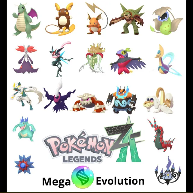Mega Evolution ZA Shiny - Pokemon Scarlet & Violet Game Item - Gameflip