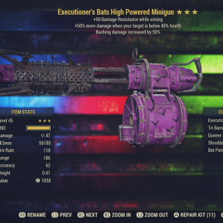 Weapon | Exec Bashing Minigun - Game Items - Gameflip