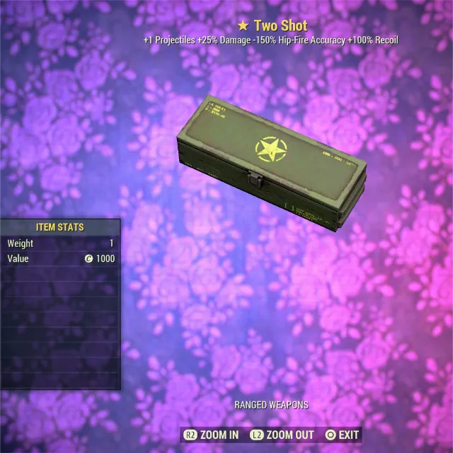 Two Shot Mod Box - Fallout 76 Game Items - Gameflip
