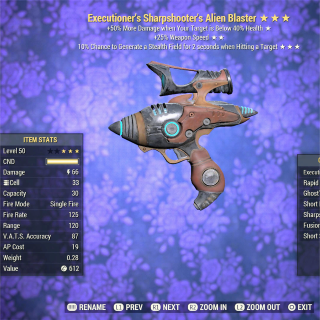 Executioner FFR Ghost Alien Blaster - Game Items - Gameflip