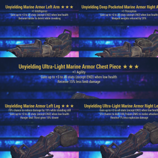 Unyielding Marine Full Armor Set - Game Items - Gameflip
