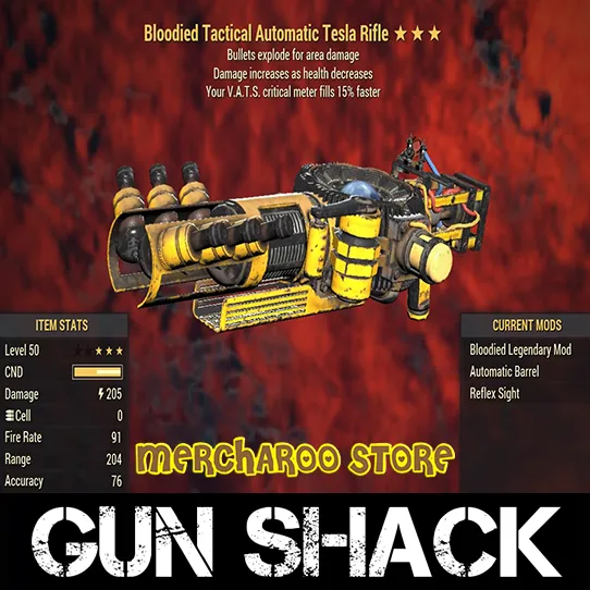 Weapon | BE15 Tesla Rifle LEGACY - Fallout 76 Game Items - Gameflip