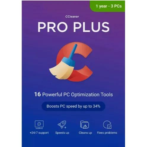 CCLEANER PRO PLUS 3 DEVICE 1 YEAR, INSTANT AUTOMATIC DELIVERY - Other ...