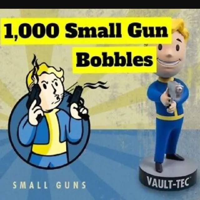 Small Guns Bobbleheads - Fallout 76 Game Items - Gameflip
