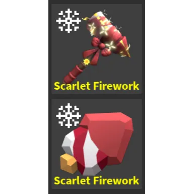 Scarlet Firework Set Flee The Facility - Other Game Item - Gameflip