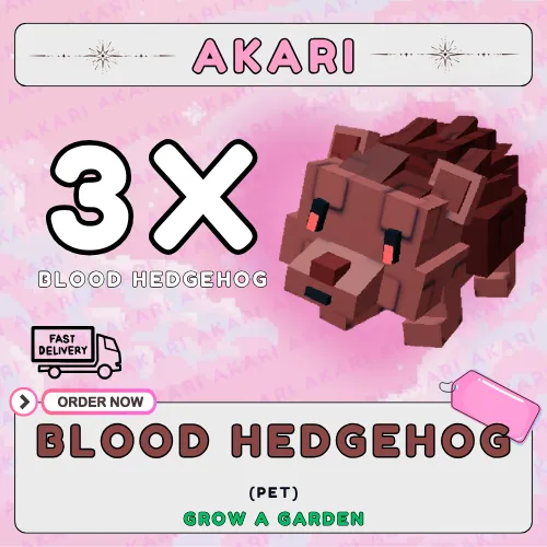 Blood Hedgehog - Grow A Garden - Game Item - Gameflip