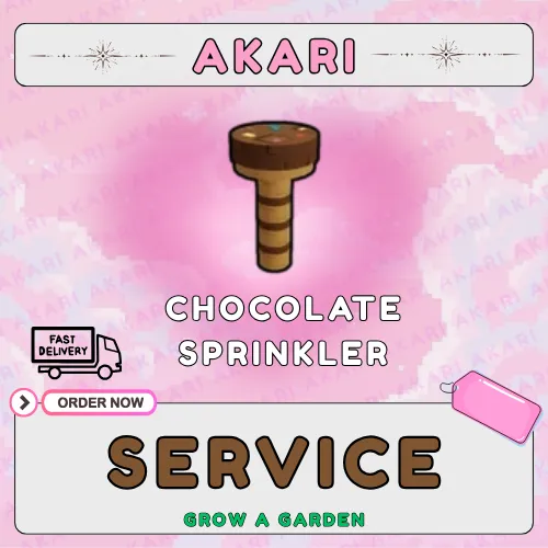 Chocolate Sprinkler - Grow A Garden - Grow a Garden Game Item - Gameflip