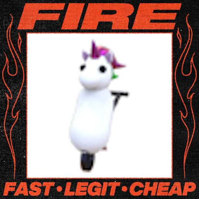 Unicorn Stroller - Adopt Me Game Items - Gameflip