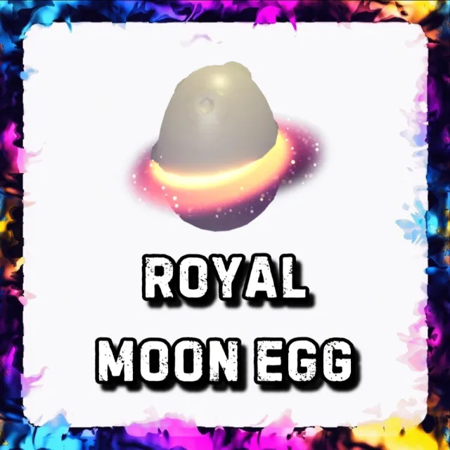 ROYAL MOON EGG ADOPT ME - Adopt Me Game Item - Gameflip