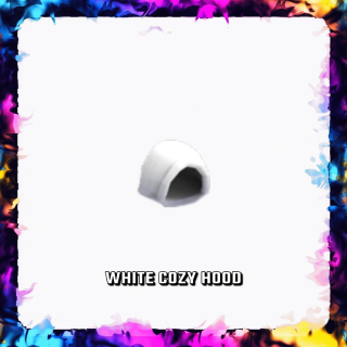 WHITE COZY HOOD ADOPT ME - Game Items - Gameflip