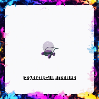 CRYSTAL BALL STROLLER ADOPT ME - Game Items - Gameflip