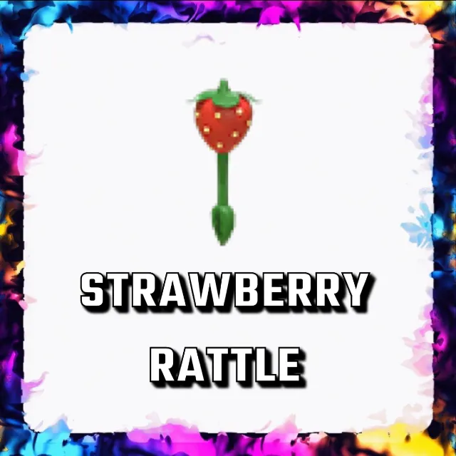STRAWBERRY RATTLE ADOPT ME - Roblox Game Items - Gameflip
