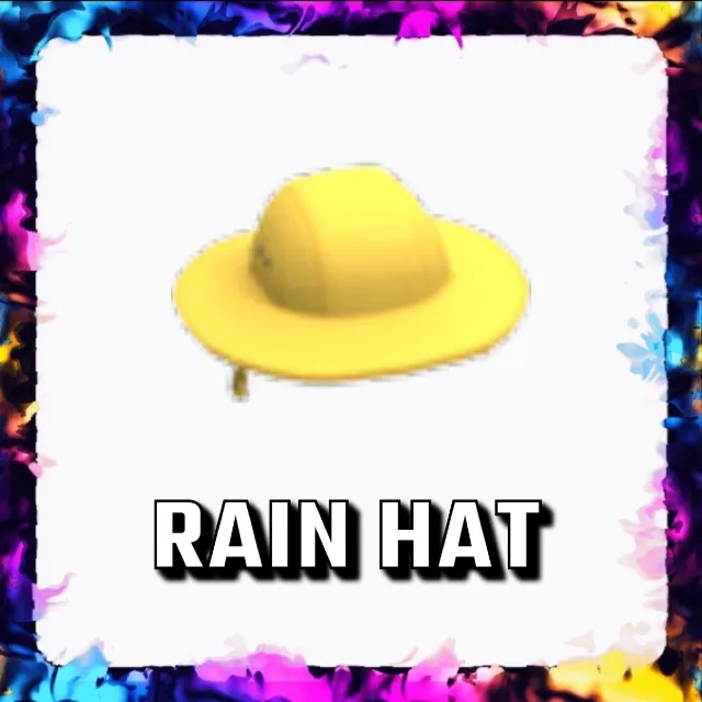 RAIN HAT ADOPT ME - Adopt Me Game Item - Gameflip