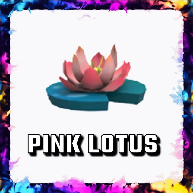 PINK LOTUS ADOPT ME - Adopt Me Game Item - Gameflip