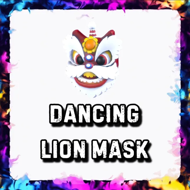 DANCING LION MASK ADOPT ME - Adopt Me Game Item - Gameflip