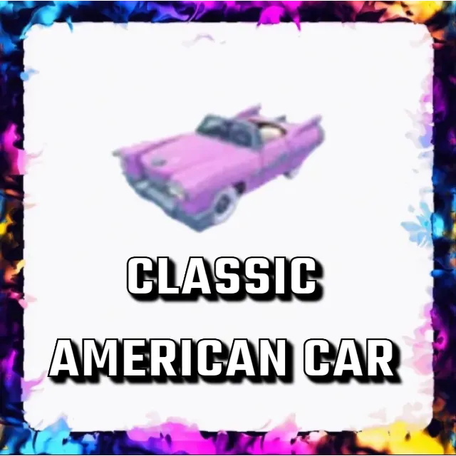 CLASSIC AMERICAN CAR ADOPT ME - Adopt Me Game Item - Gameflip